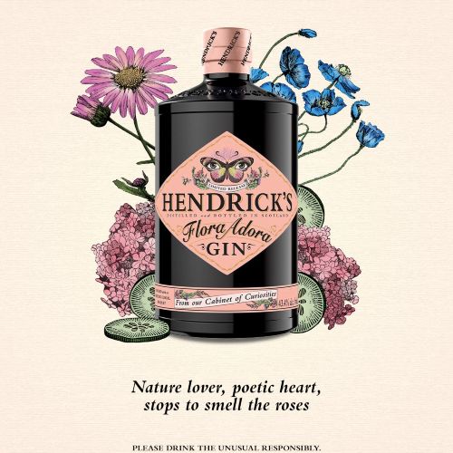 HENDRICK'S FLORA ADORA GIN (750ML) – Fleming Place Wine and Spirits